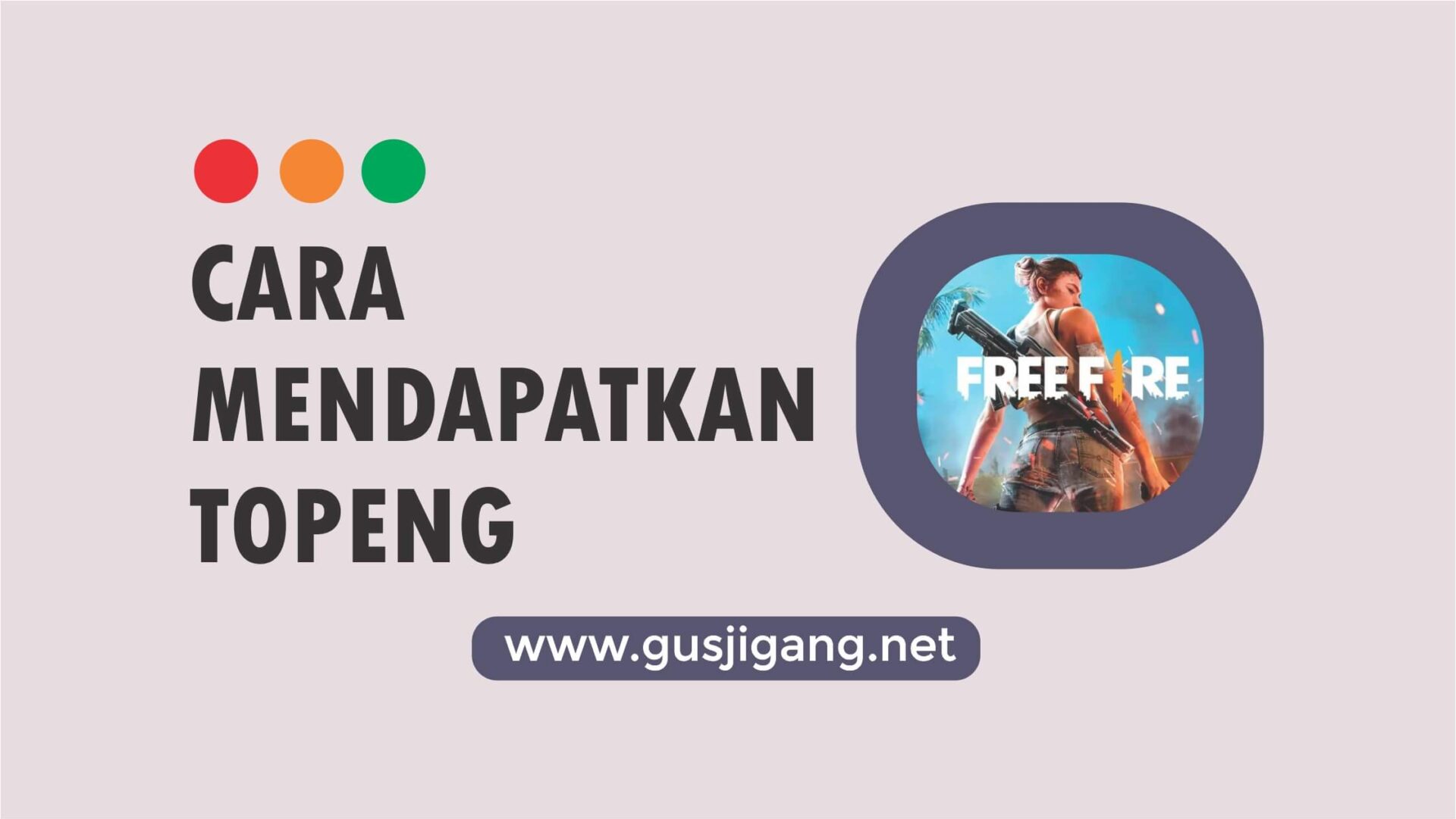Cara Mendapatkan Topeng Di Free Fire 2022 | Gusjigang